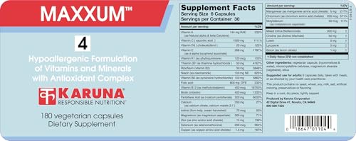whole food multivitamin Karuna MAXXUM 4