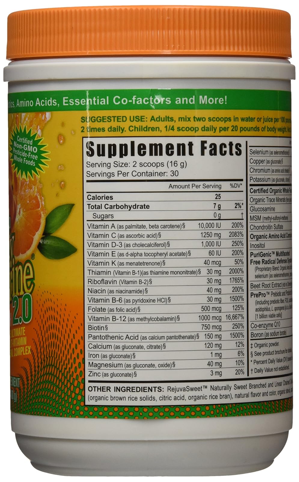 whole food multivitamin powder for energy