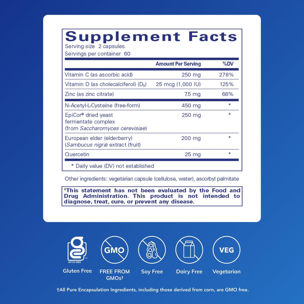 whole food multivitamin PureDefense with NAC
