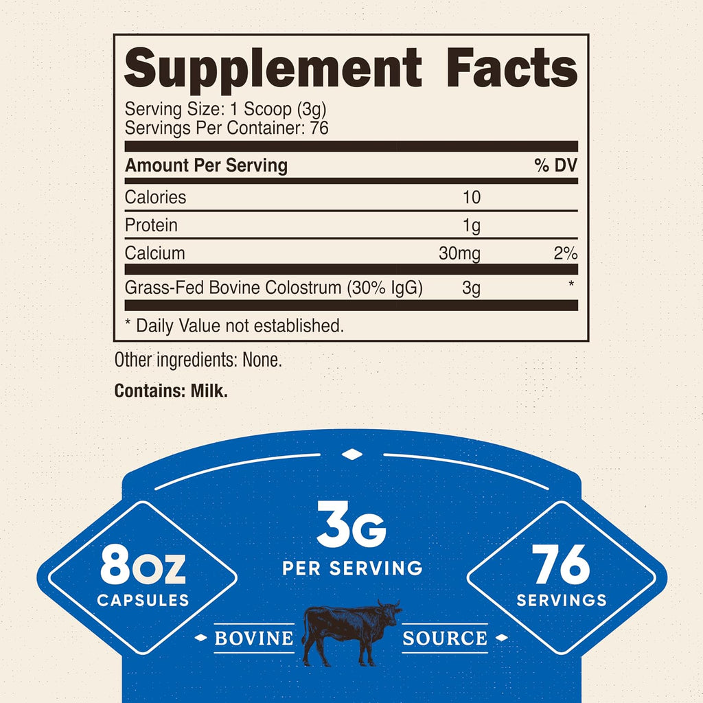 whole food multivitamin supplement with colostrum