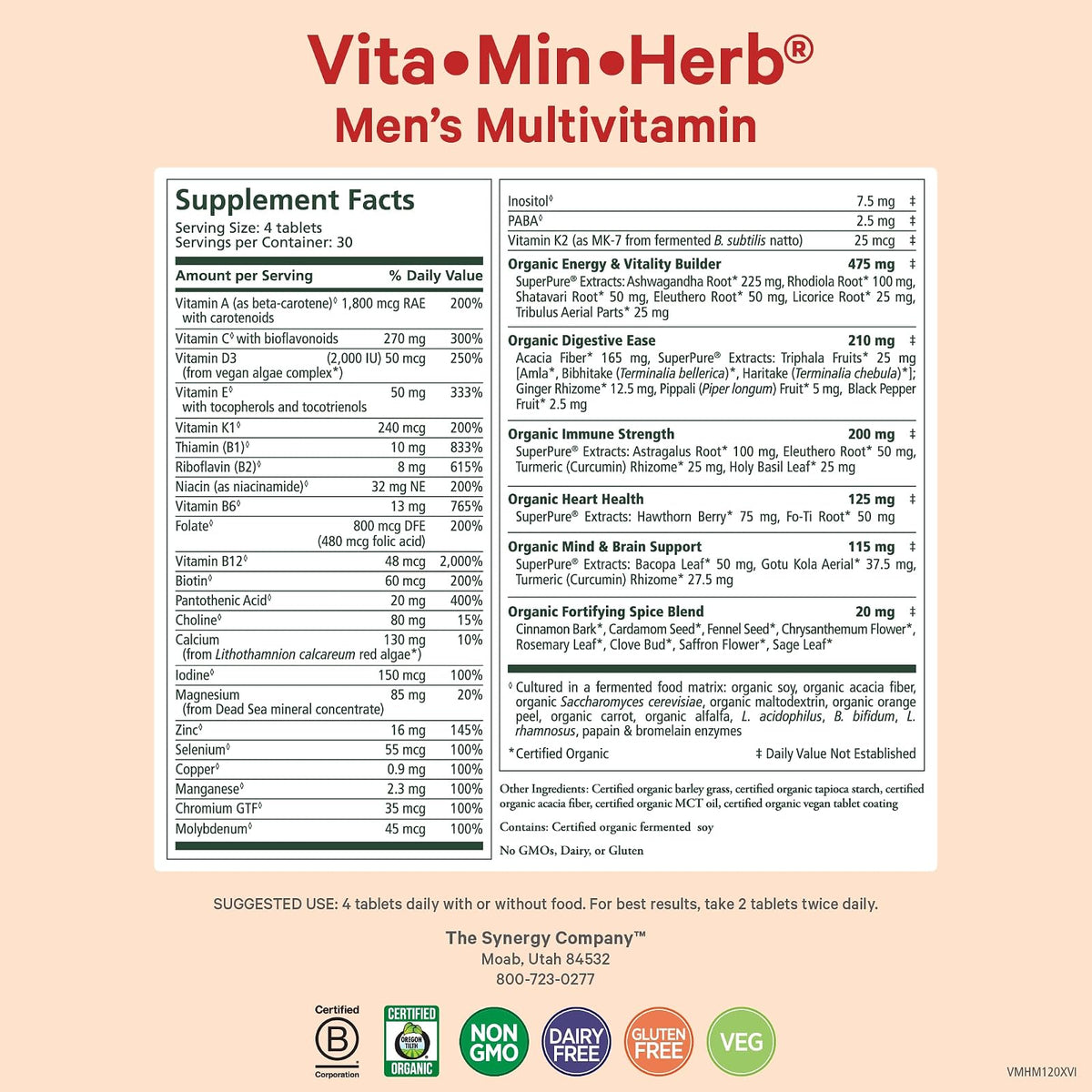 whole food multivitamin tablets