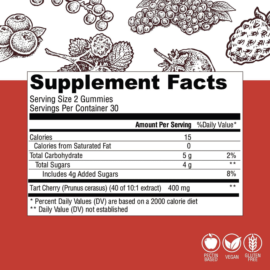 whole food multivitamin tart cherry benefits