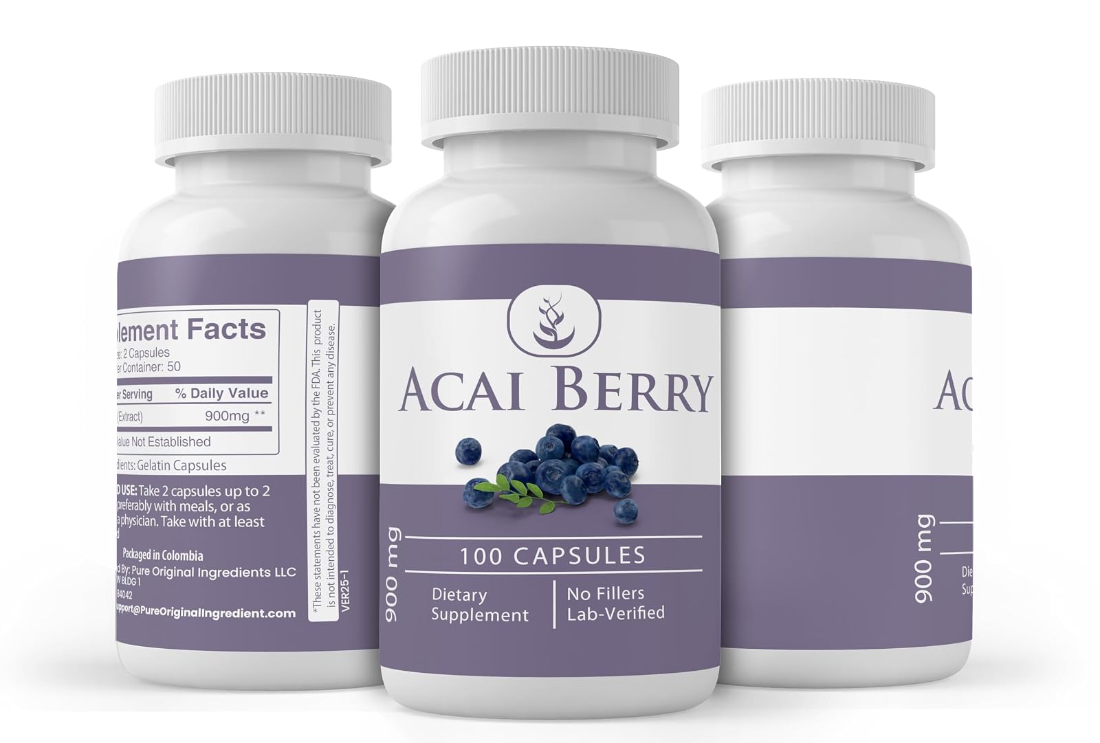 Whole food multivitamin with acai
