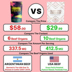 Whole food multivitamin with beef organs
