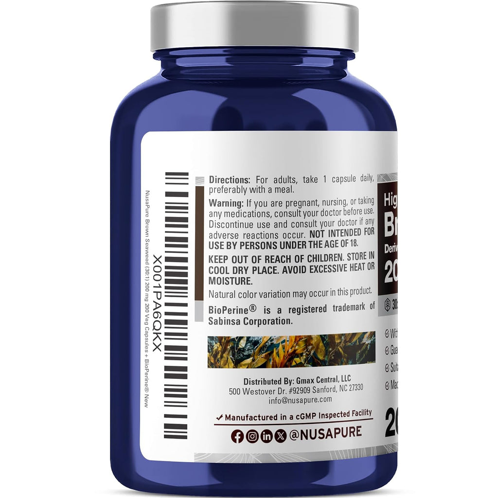 whole food multivitamin with Brown Seaweed