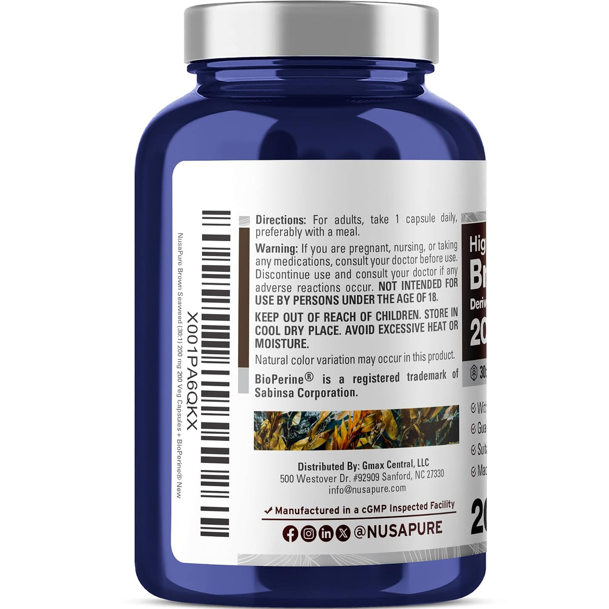 whole food multivitamin with Brown Seaweed
