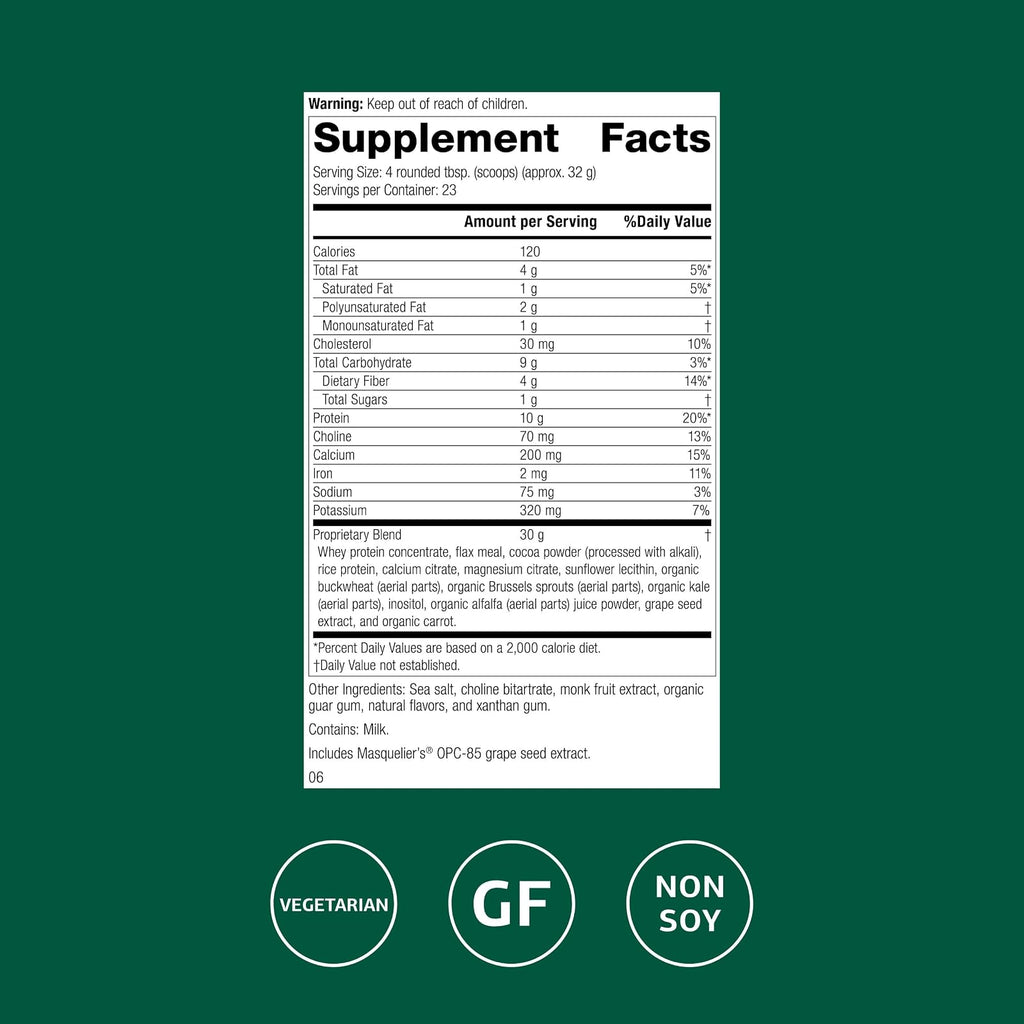 whole food multivitamin with chocolate flavour