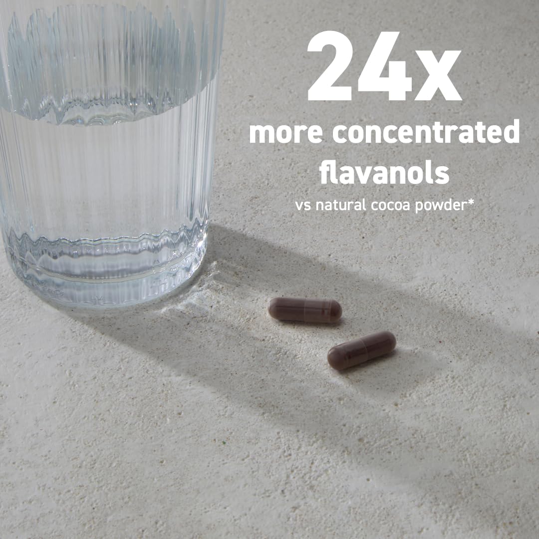 Whole food multivitamin with cocoa flavanols