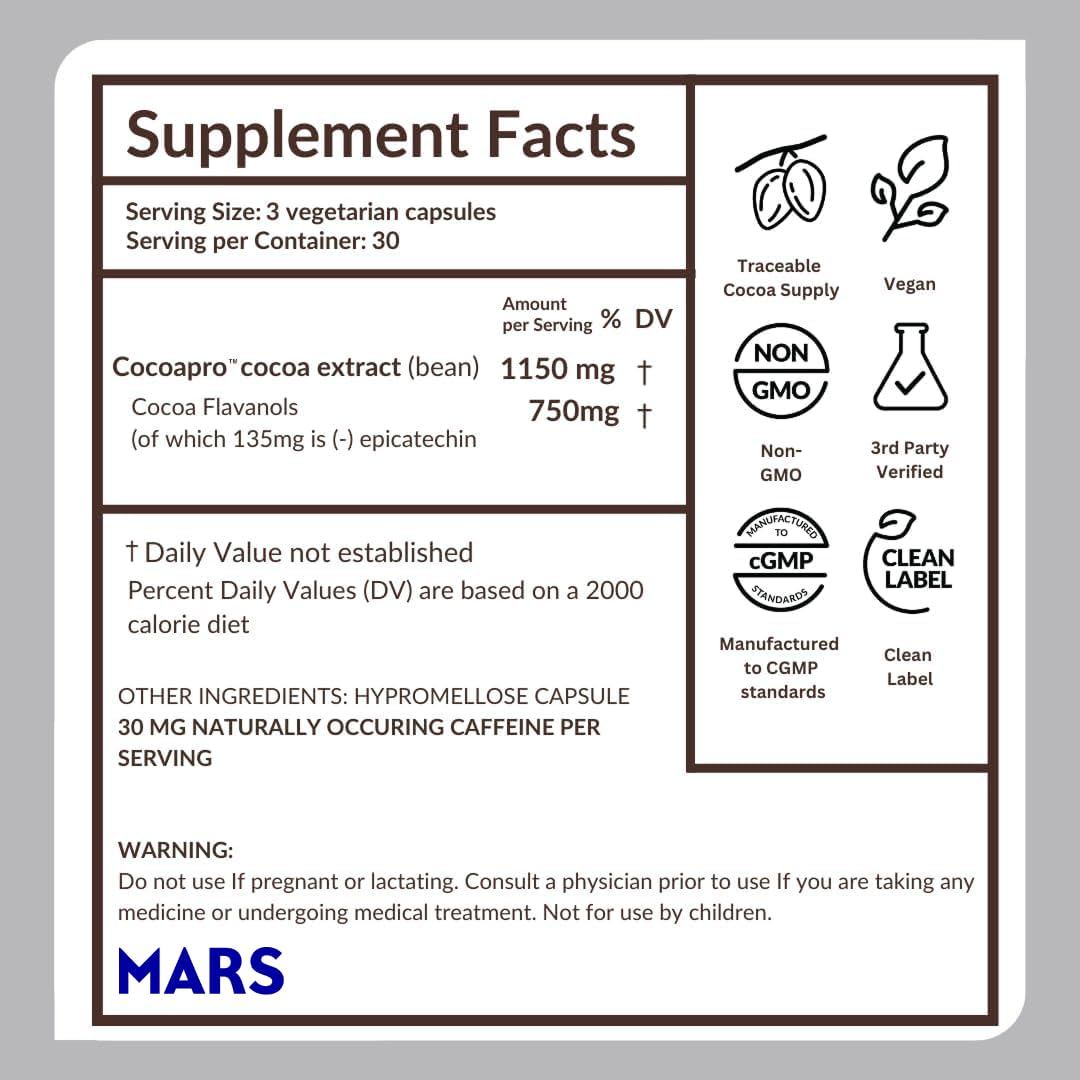 Whole food multivitamin with cocoa