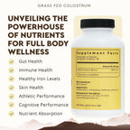 Whole food multivitamin with colostrum
