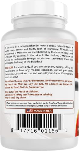 Whole food multivitamin with D-Mannose
