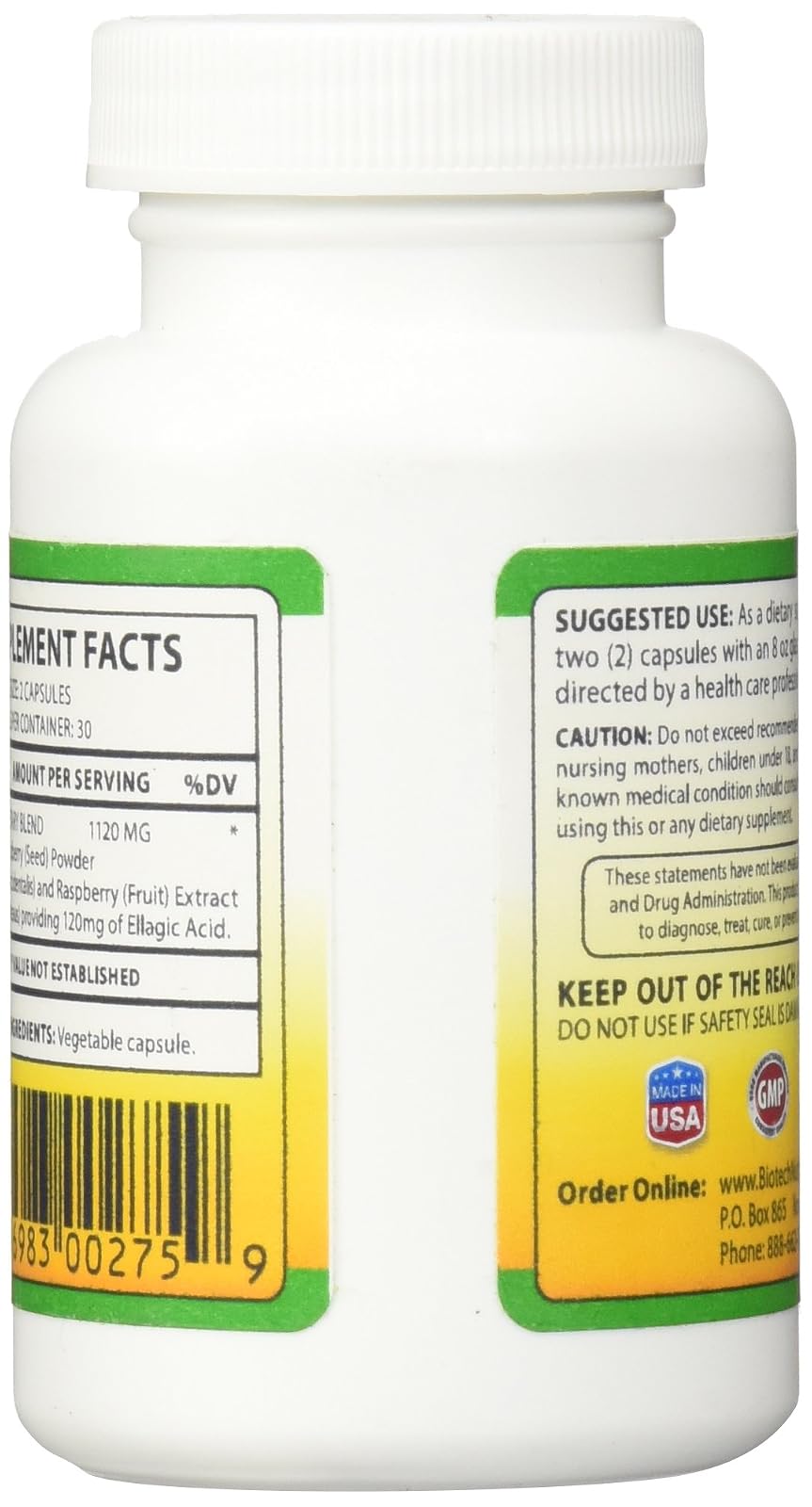 whole food multivitamin with ellagic acid
