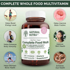 Whole food multivitamin with essential nutrients