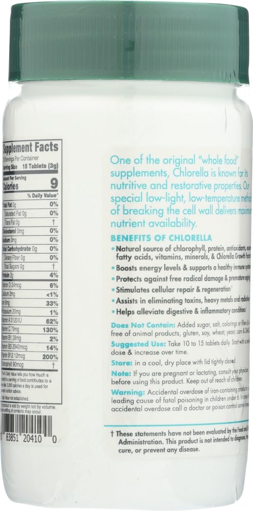 Whole food multivitamin with Green Foods chlorella
