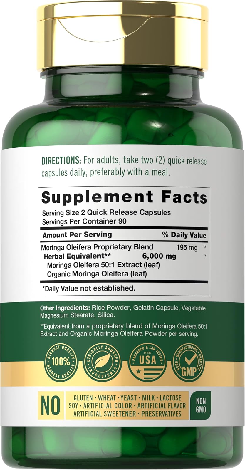 whole food multivitamin with Moringa benefits
