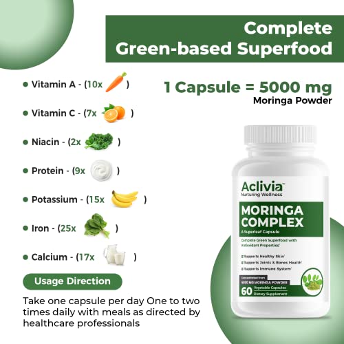 Whole food multivitamin with Moringa
