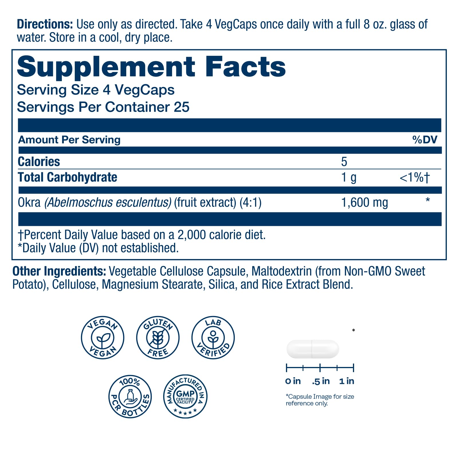 whole food multivitamin with Okra Fruit