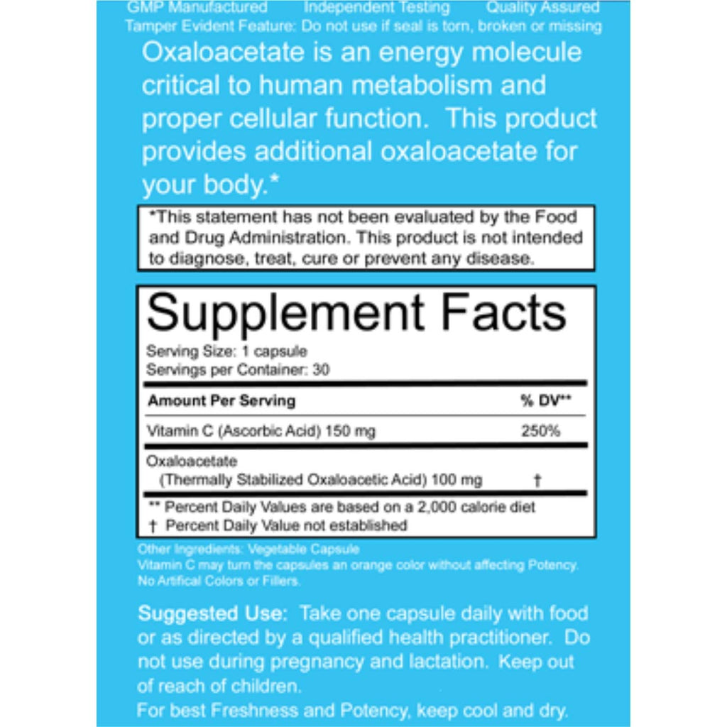 whole food multivitamin with oxaloacetate