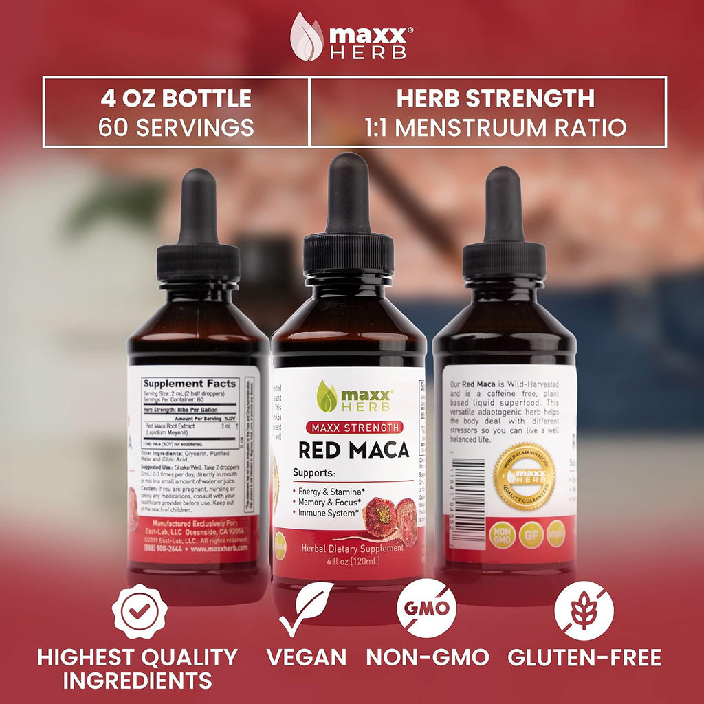Whole food multivitamin with Red Maca Root