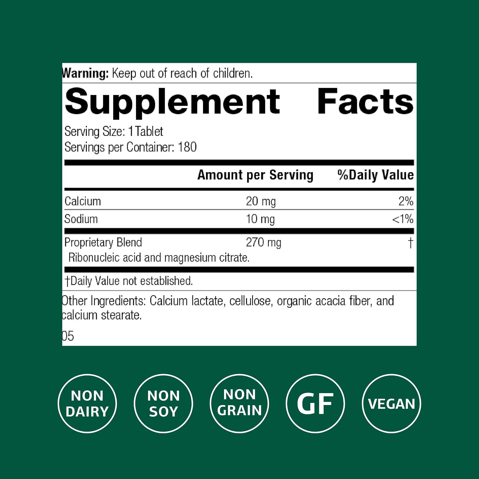 whole food multivitamin with RNA benefits