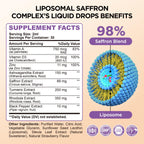 Whole food multivitamin with saffron extract