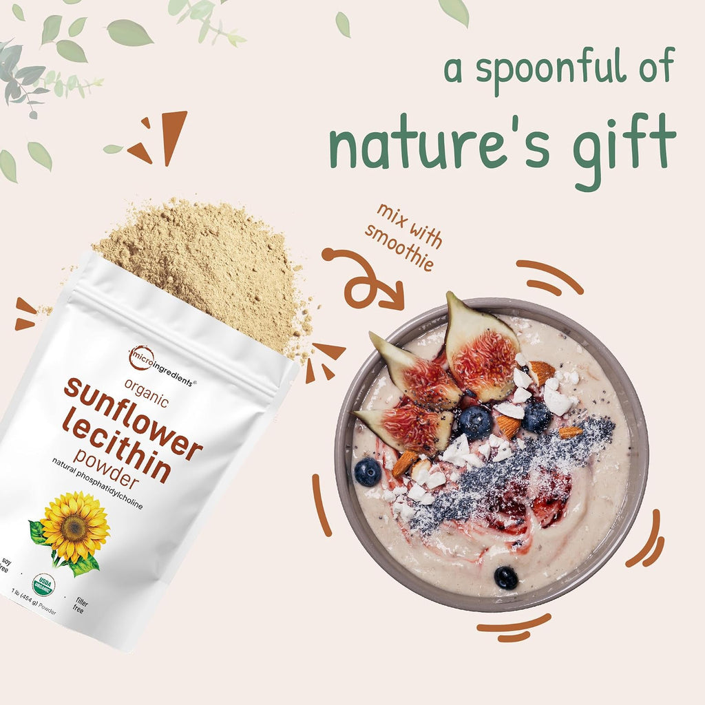 Whole food multivitamin with sunflower lecithin