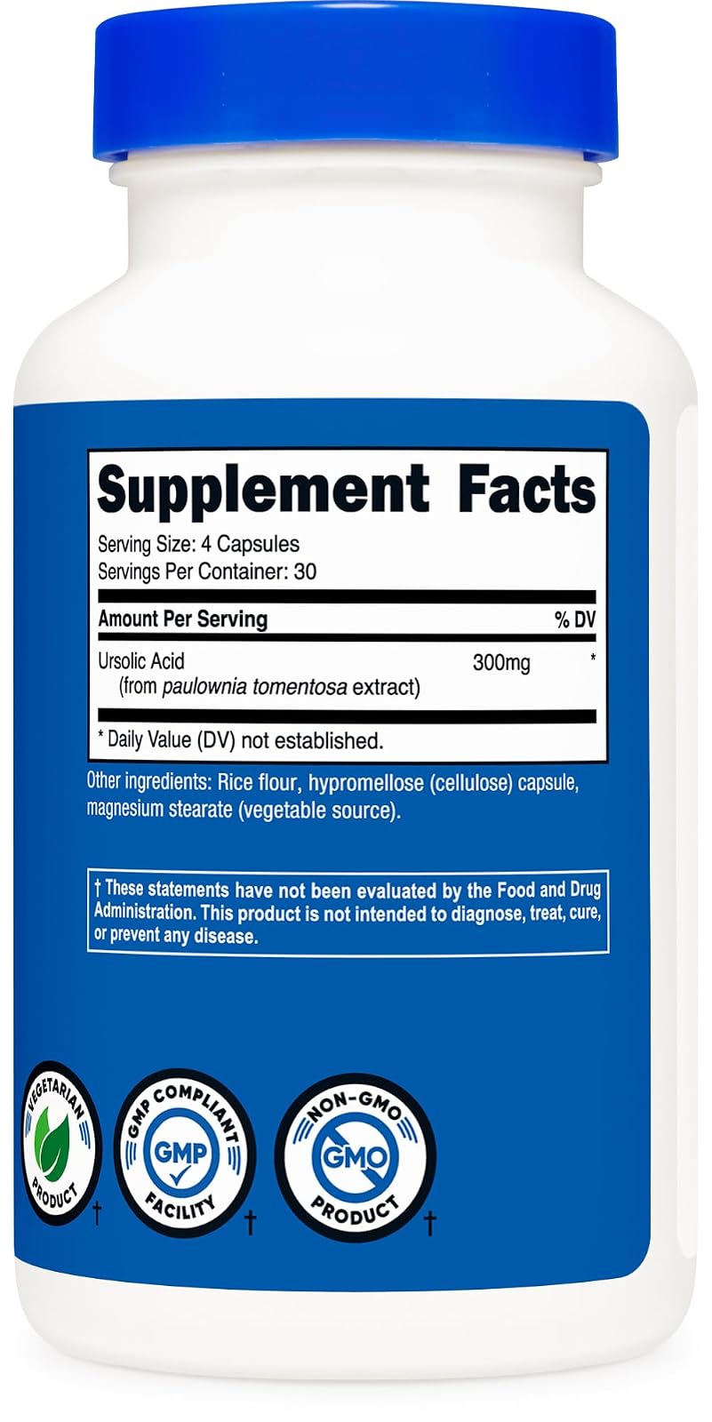 whole food multivitamin with Ursolic Acid