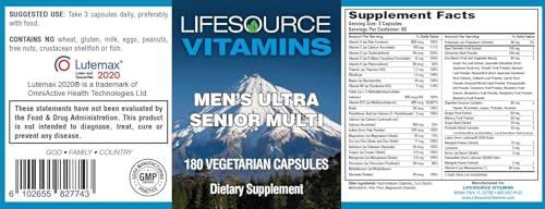 Whole food multivitamins for active seniors