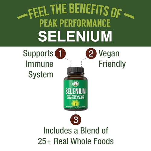 whole food selenium capsules for health