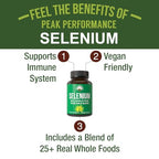 whole food selenium capsules for health