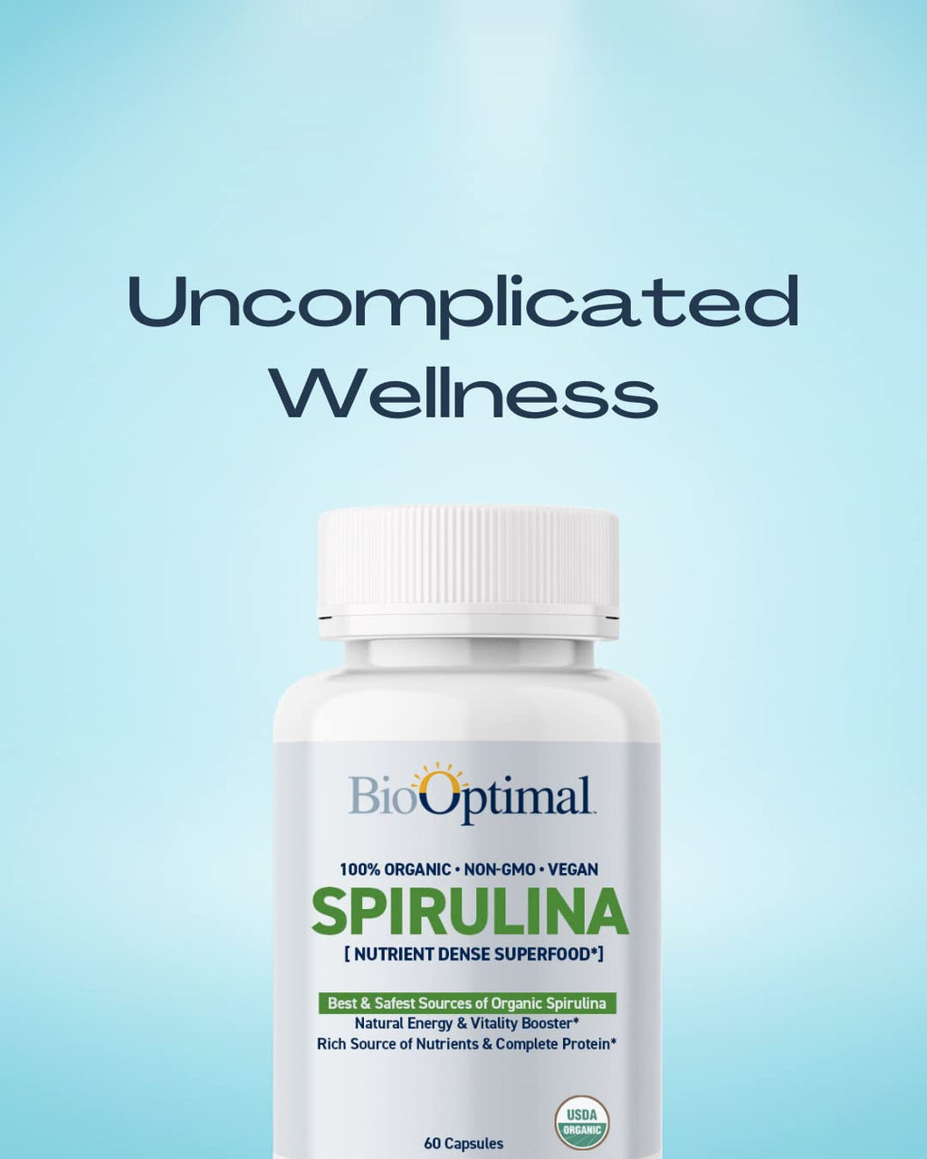 whole food spirulina tablets for wellness