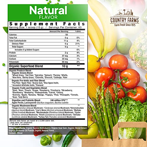 whole food super greens powder