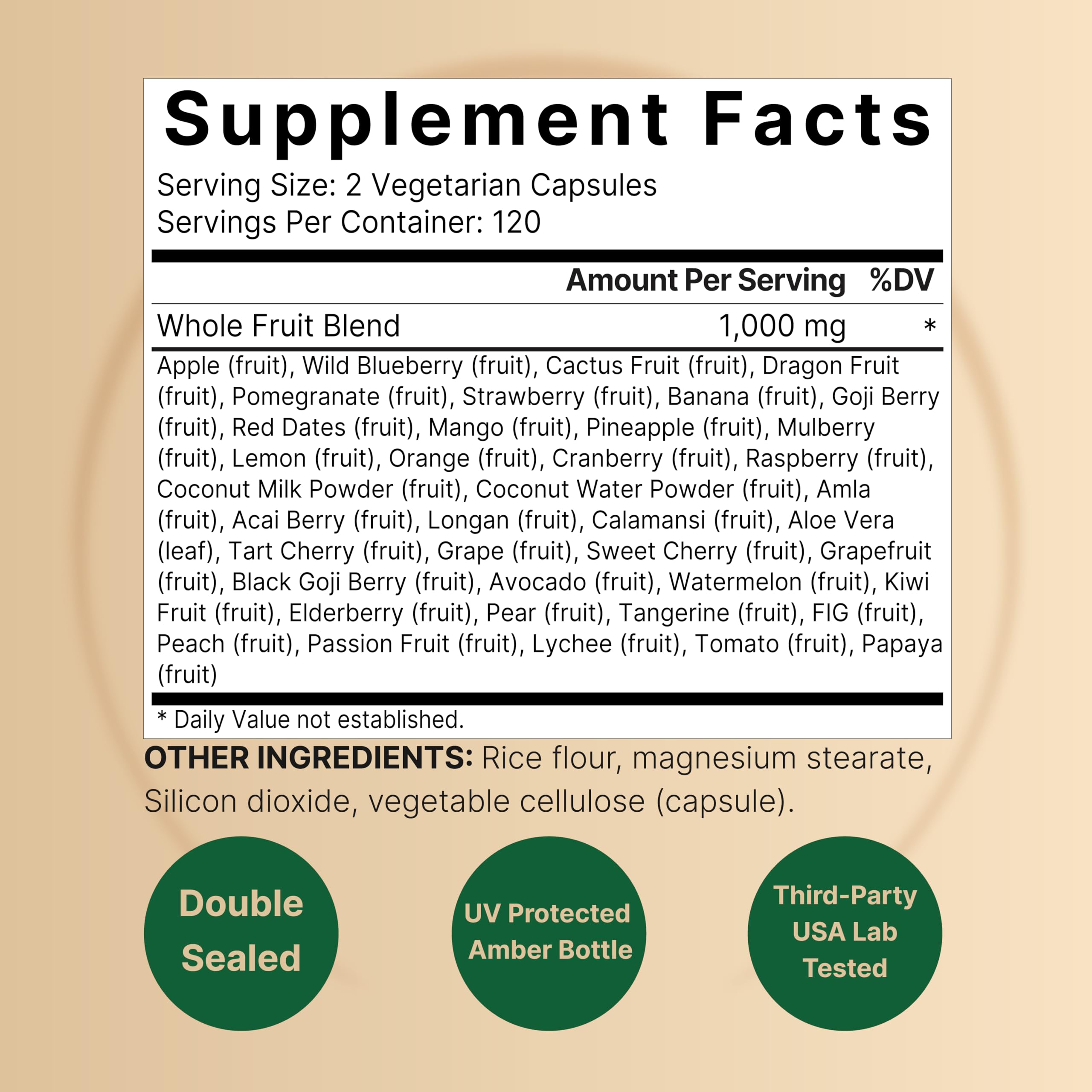 whole food supplement for balanced diet
