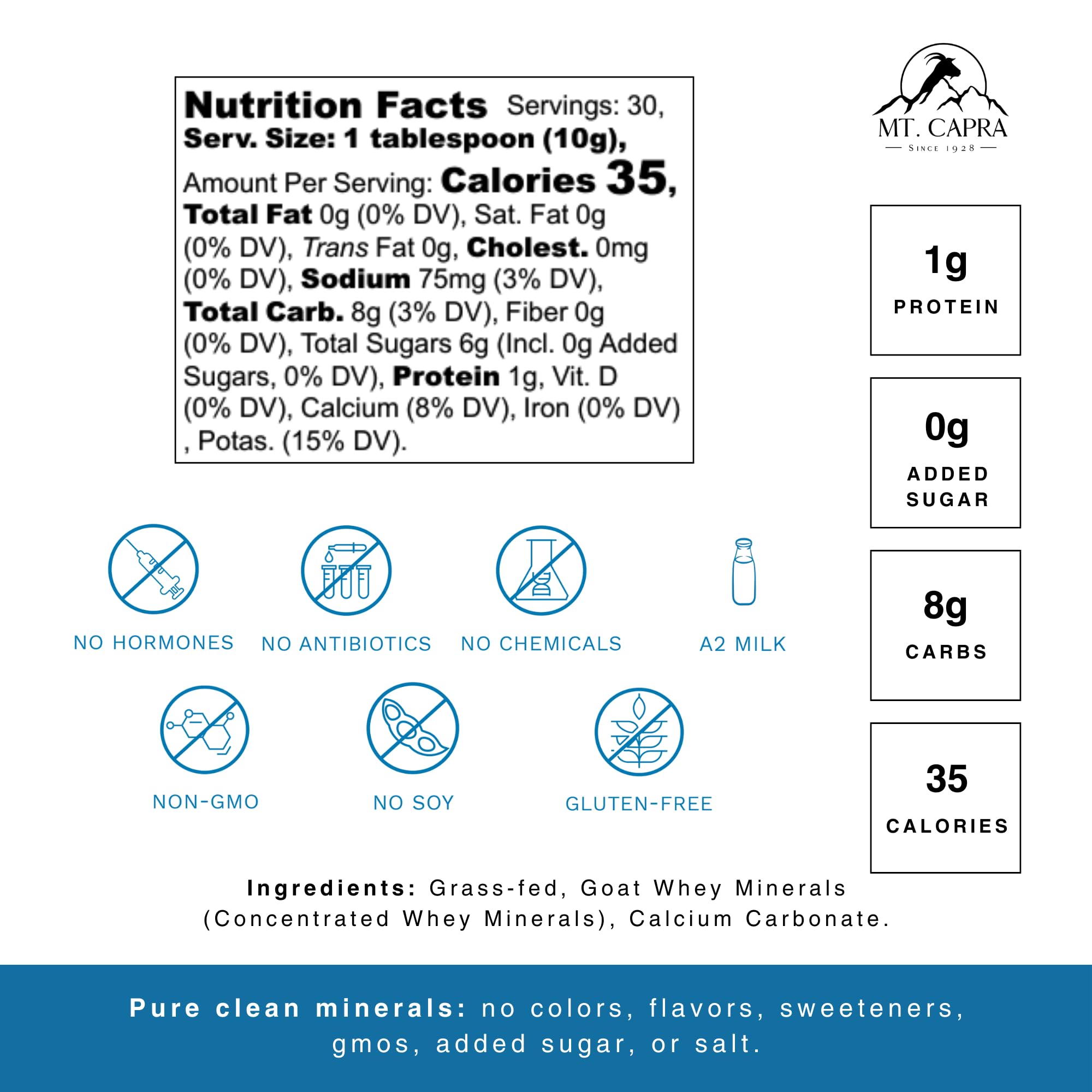 whole food trace minerals from goat milk