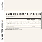 Whole food vitamin C 500 mg capsules