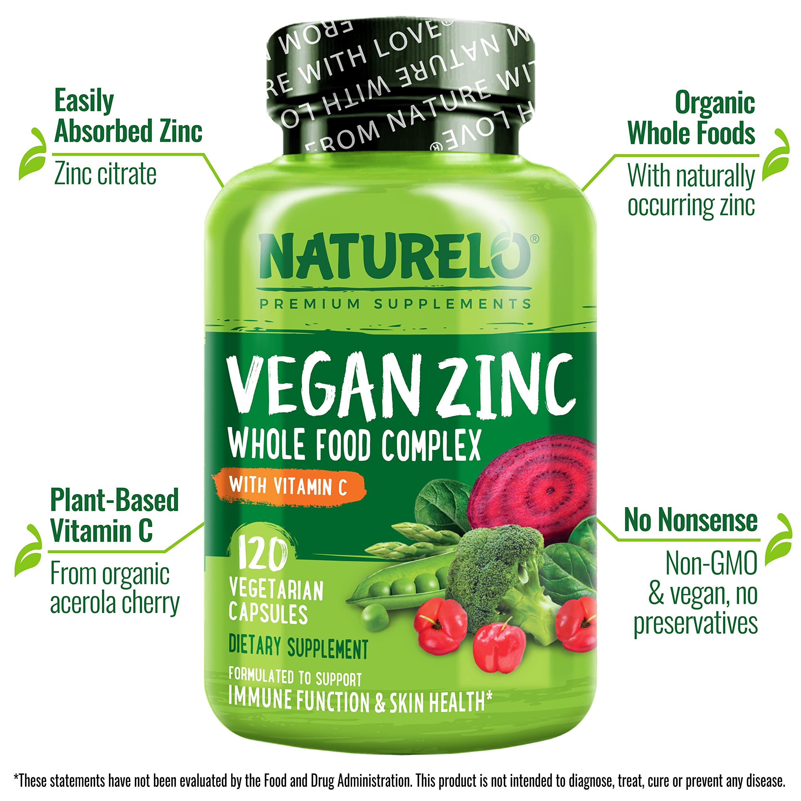 whole food zinc capsules for health
