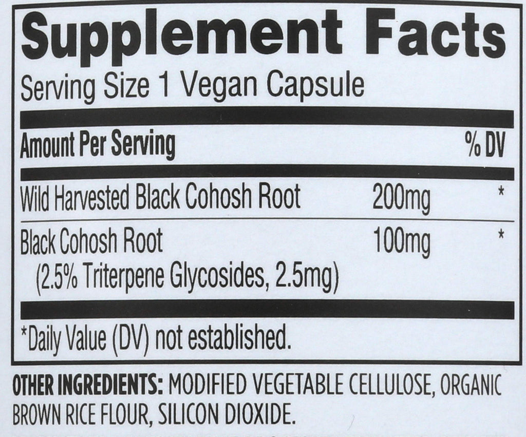 whole foods black cohosh for vitality