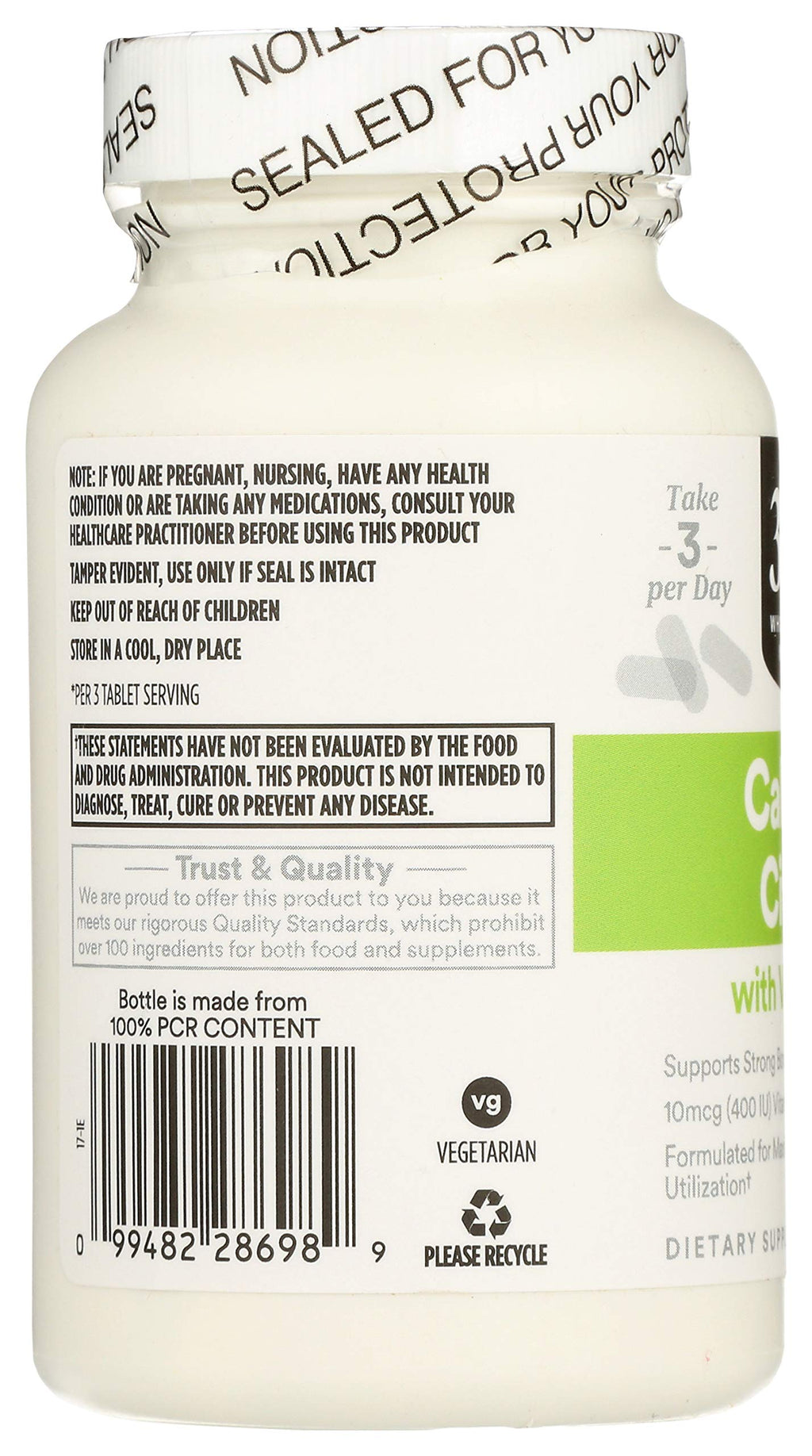 whole foods calcium supplement benefits