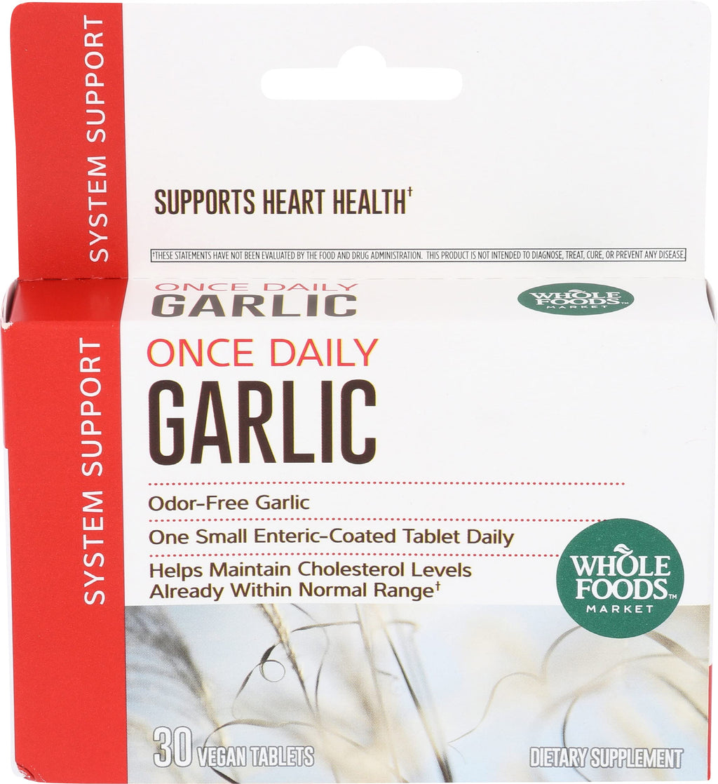 Whole Foods Market aged garlic capsules