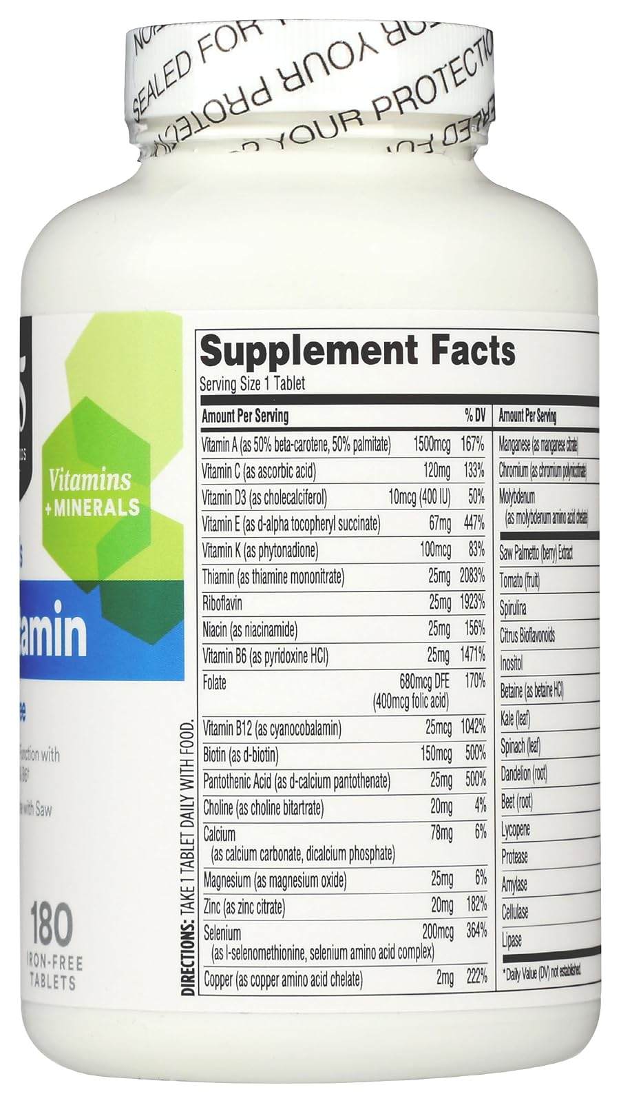 Whole Foods men's multivitamin benefits