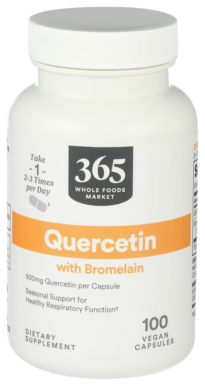 Whole Foods Quercetin capsules for immunity