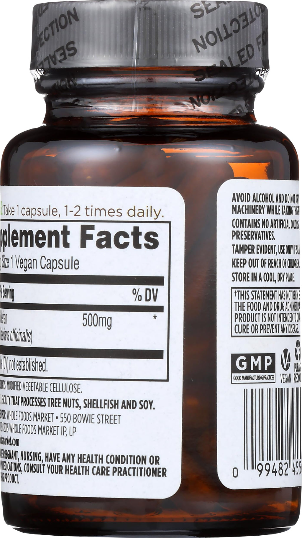 whole foods valerian capsules benefits