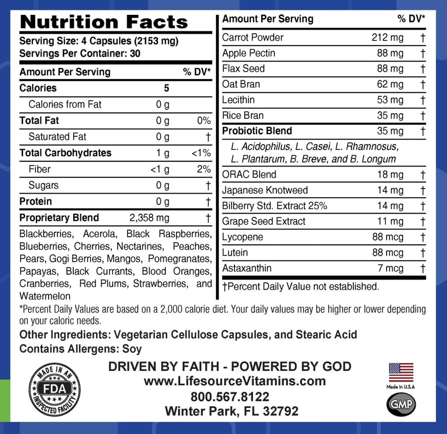 Whole foods vitamin supplement blend