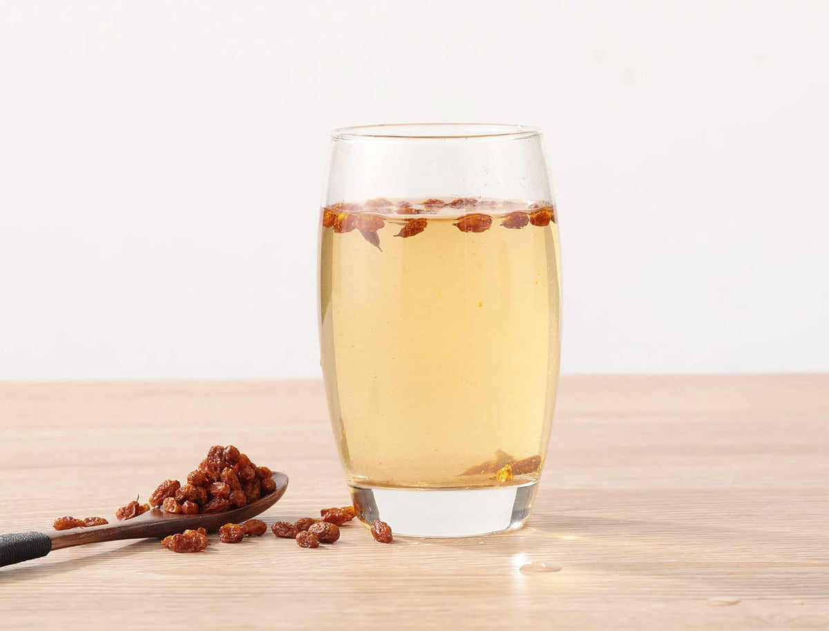 whole fruit sea buckthorn tea infusion