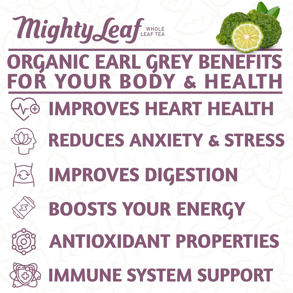 Whole leaf Earl Grey tea bags