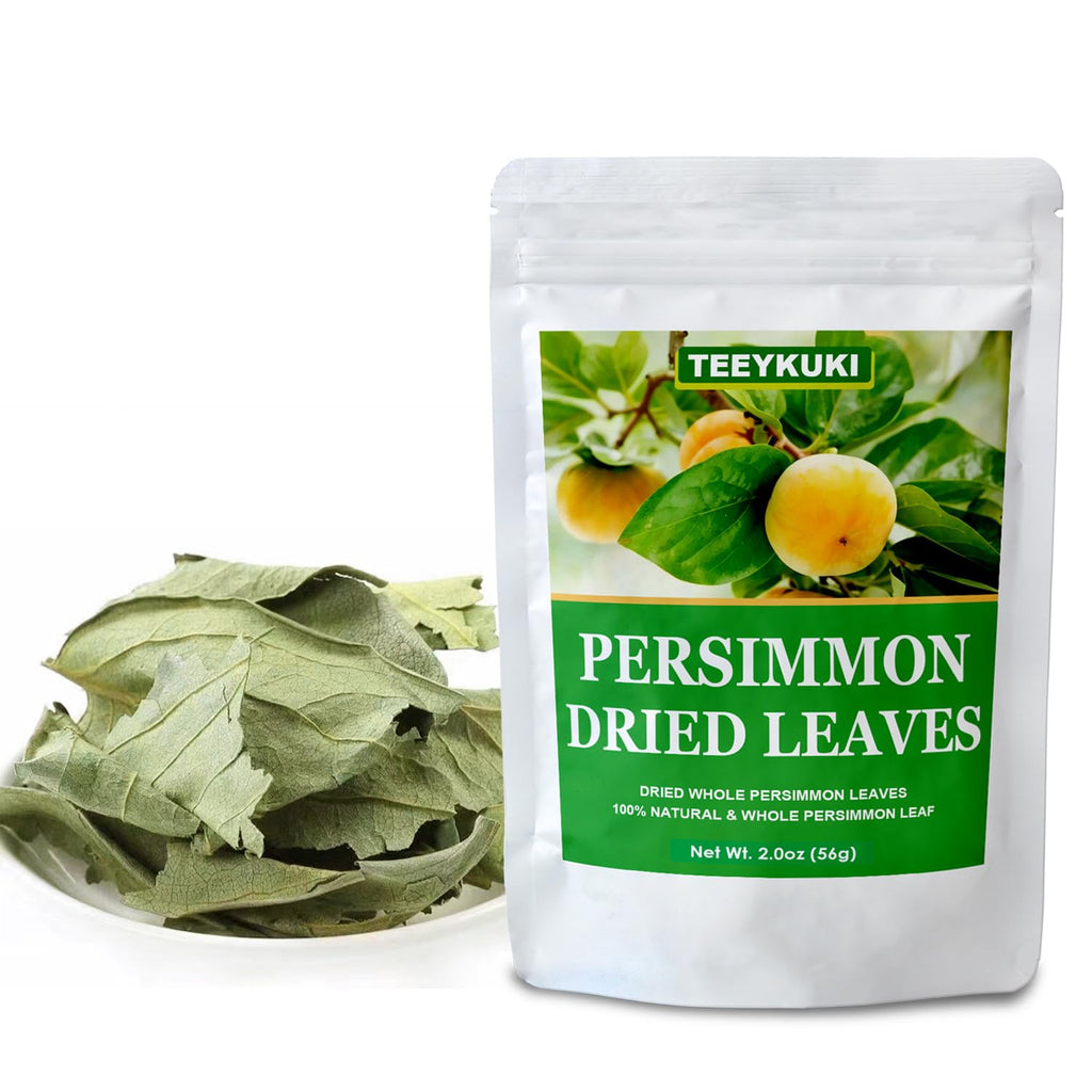 whole leaf persimmon tea infusion
