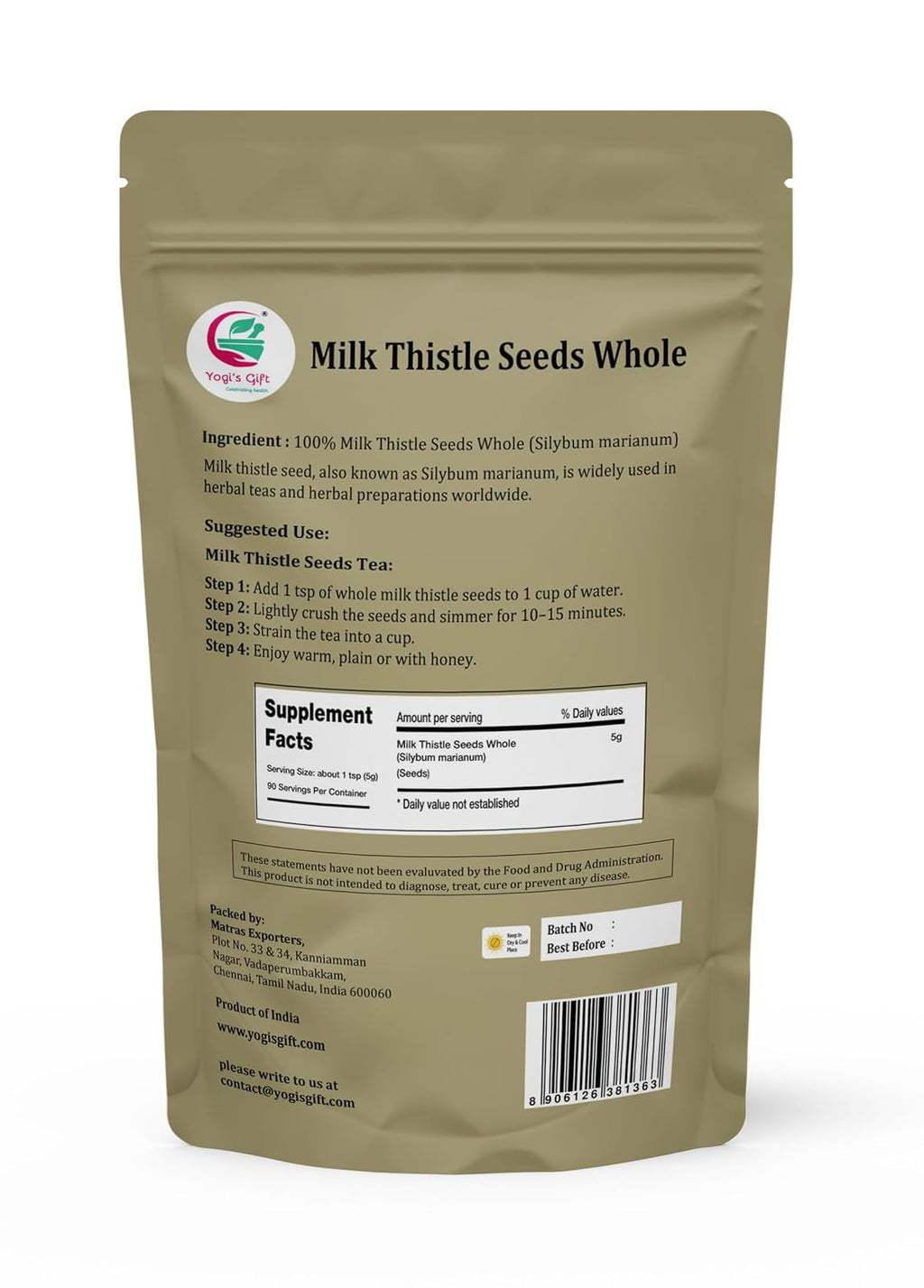 whole milk thistle for liver health