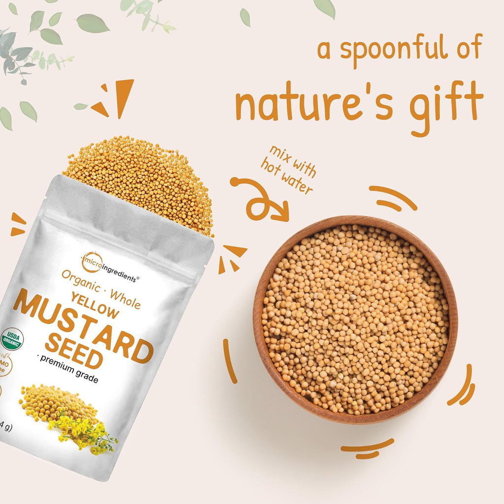 whole mustard seeds for homemade recipes