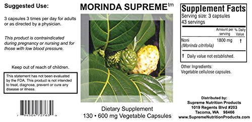 whole noni fruit capsules pack