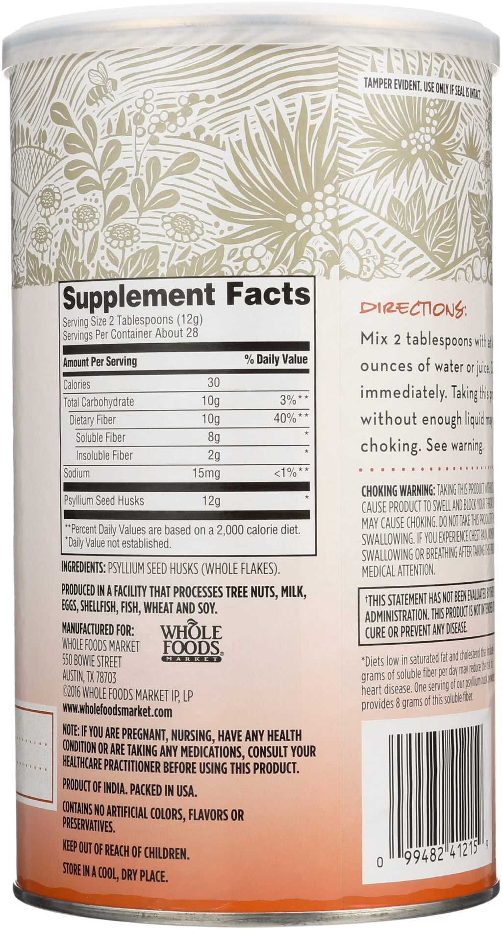 whole psyllium flakes for wellness